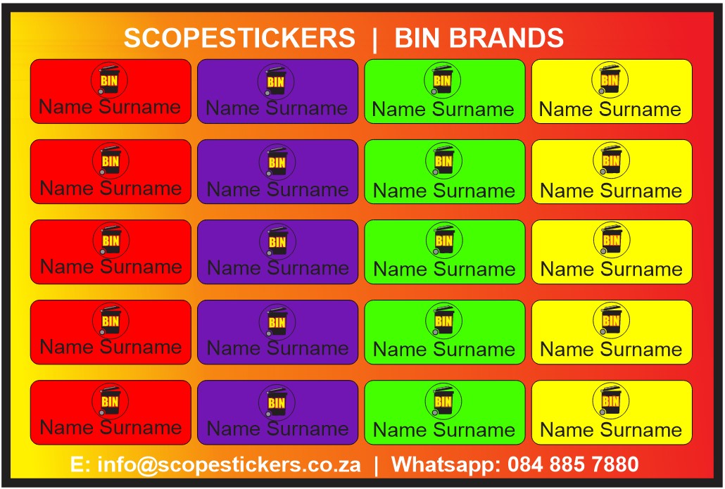 Iron-on Labels (A5) – Scope Stickers